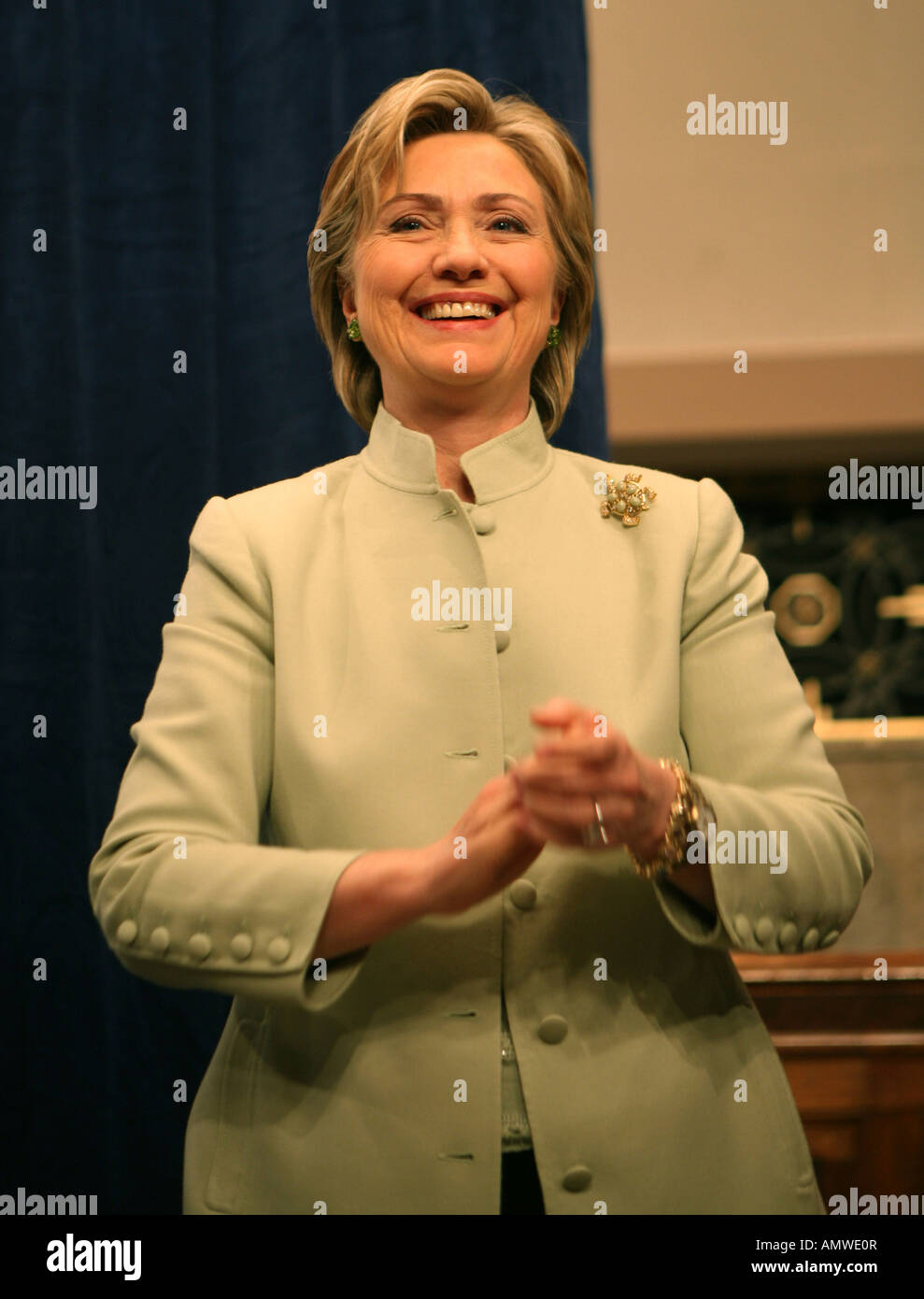 Senator Hillary Rodham Clinton D-NY speaks at the kick off luncheon of ...