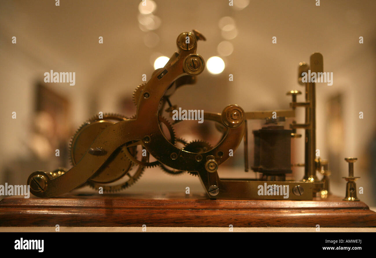 A patent model of the automatic telegraph receiver patented by Samurl F ...