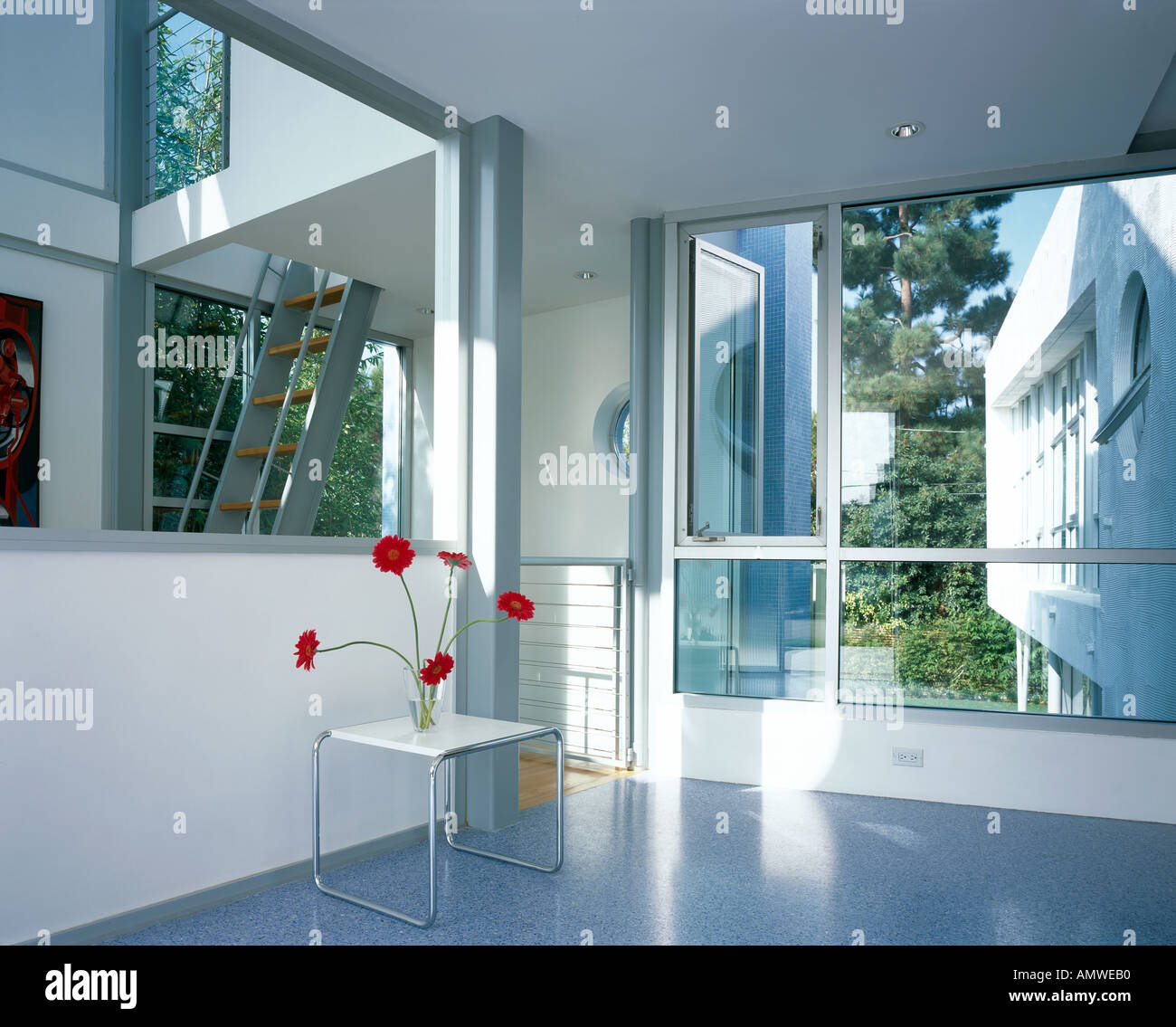 Kanner Residence, Pacific Palisades, California, USA. Interior ...