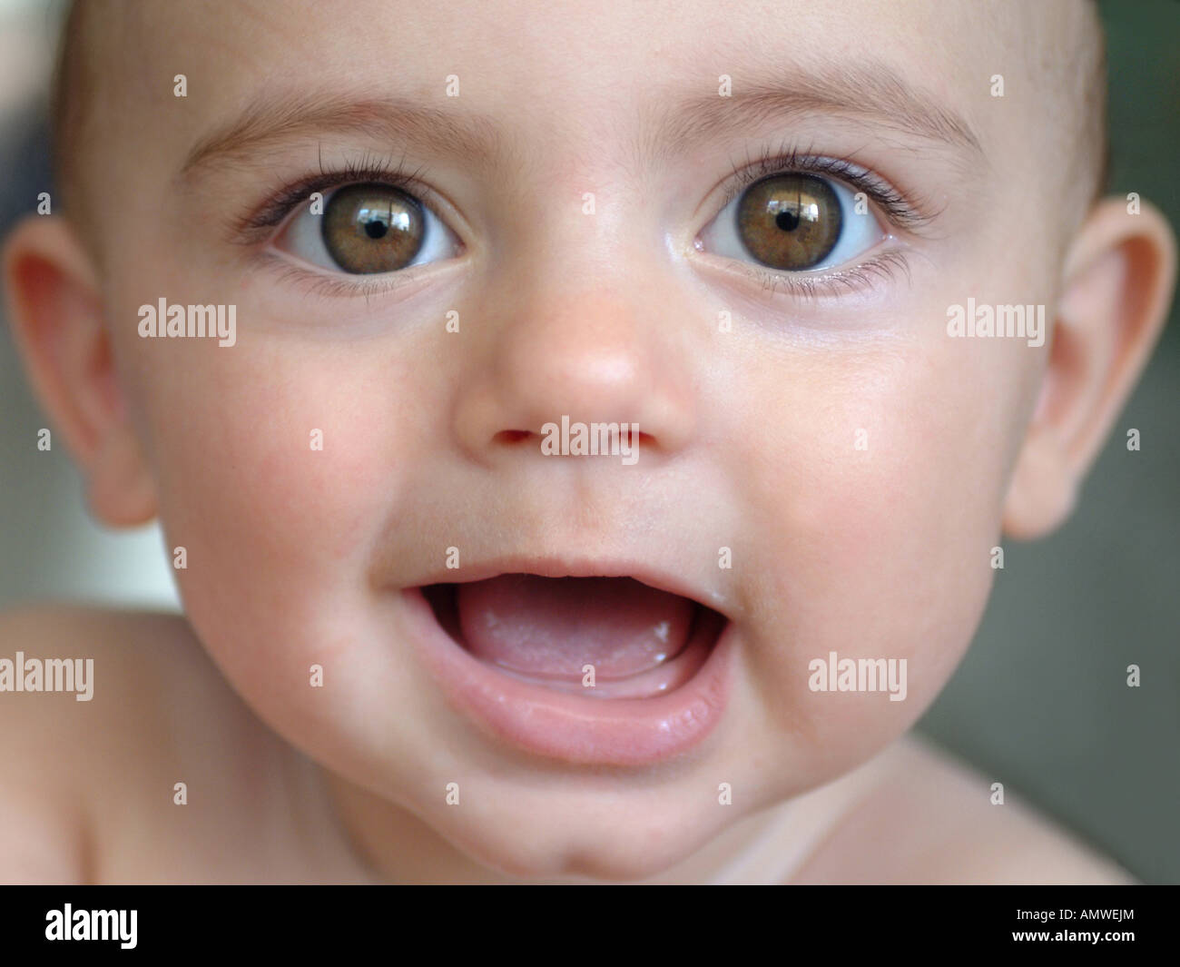 Beautiful smiling baby Stock Photo - Alamy