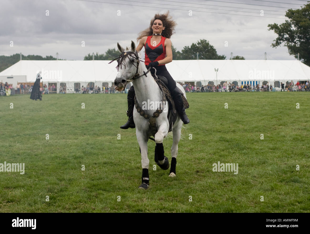 Stunt horse rider hi-res stock photography and images - Alamy