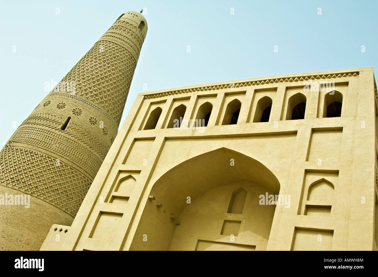 The Emin Minaret Mosque Turpan Stock Photo - Alamy