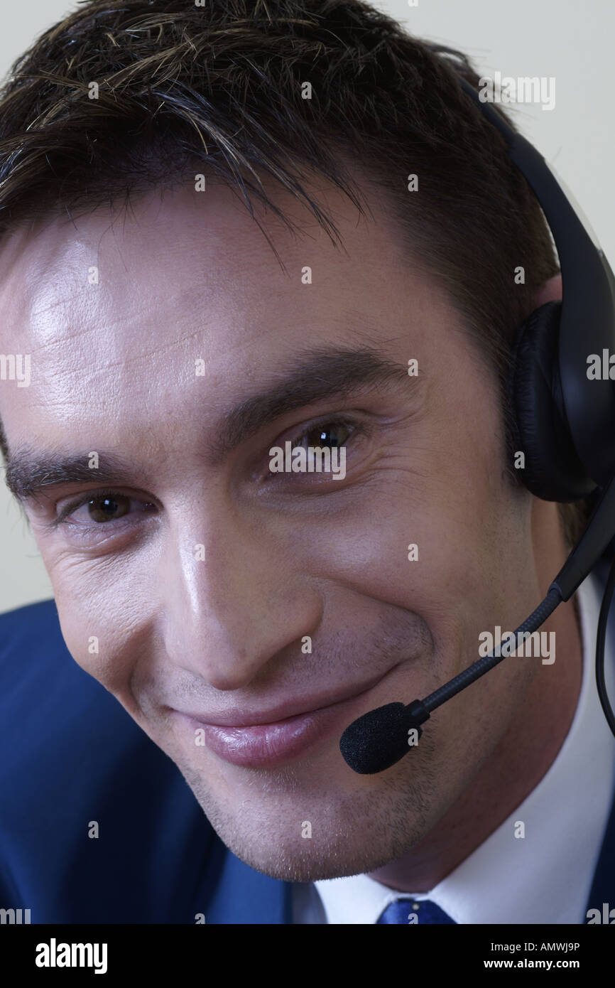 Telesales worker hi-res stock photography and images - Alamy