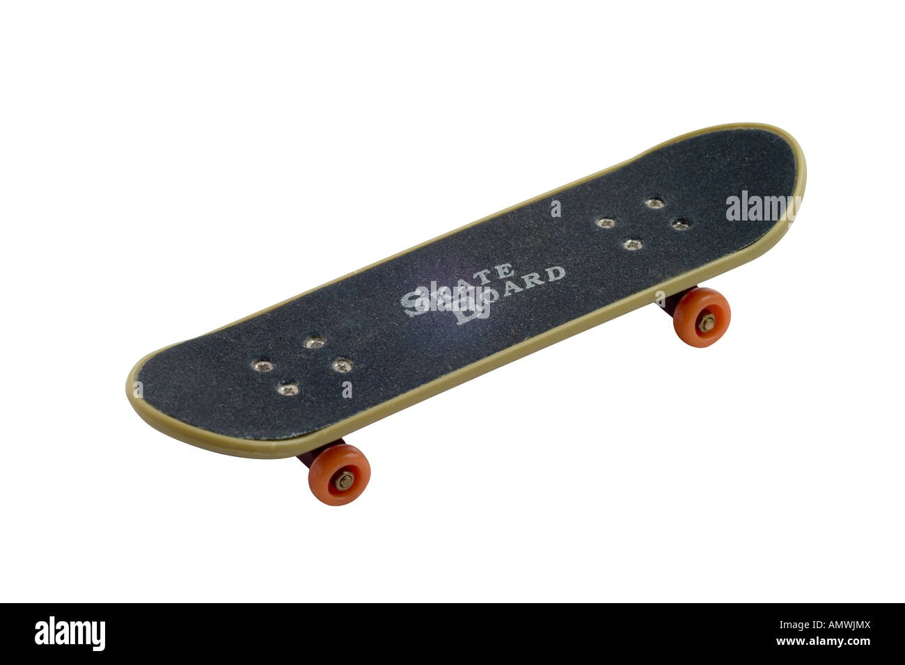 small skateboard isolated on white background Stock Photo - Alamy