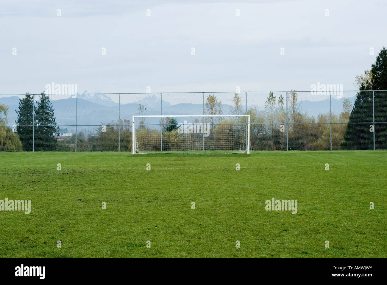 Empty goal hi-res stock photography and images - Alamy
