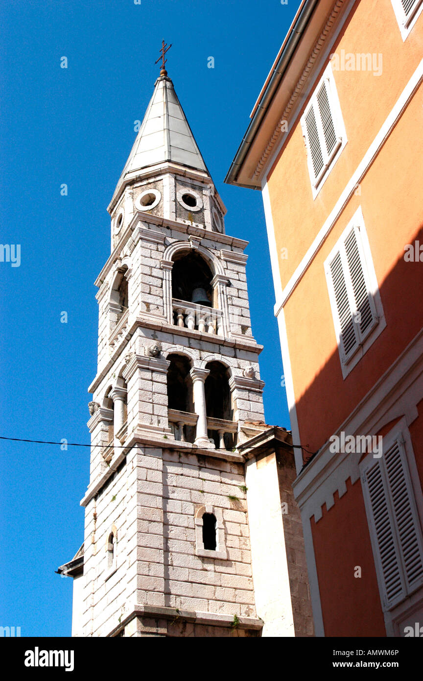 bell tower, church, Zadar, Croatia Stock Photo - Alamy