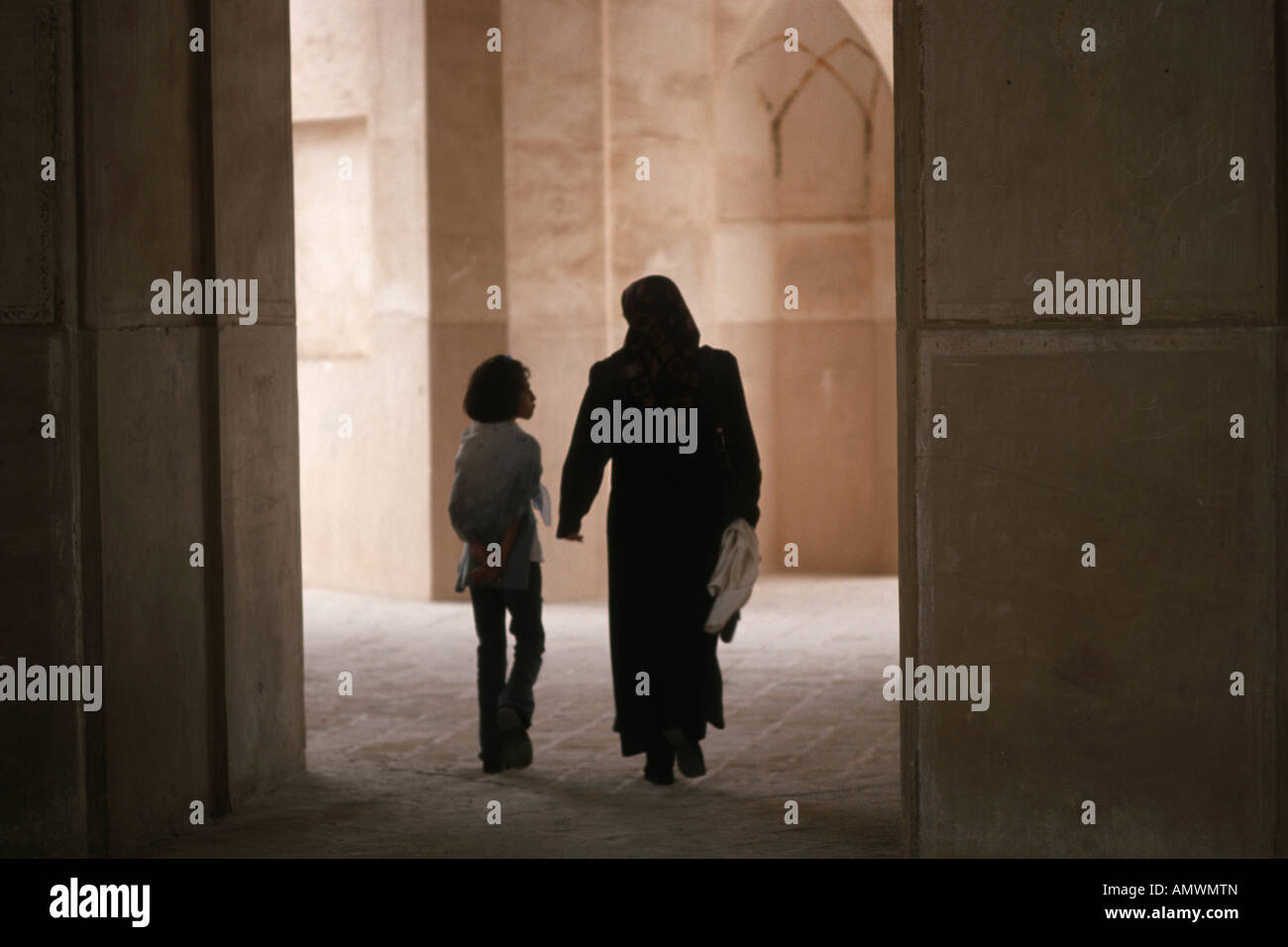 mother and daughter, Iran Stock Photo - Alamy