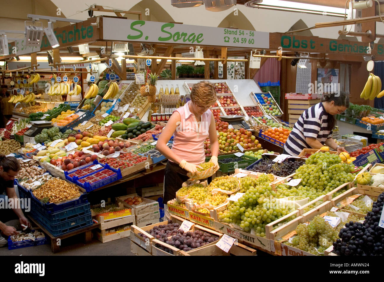 Markthalle market hall stuttgart baden hi-res stock photography and ...