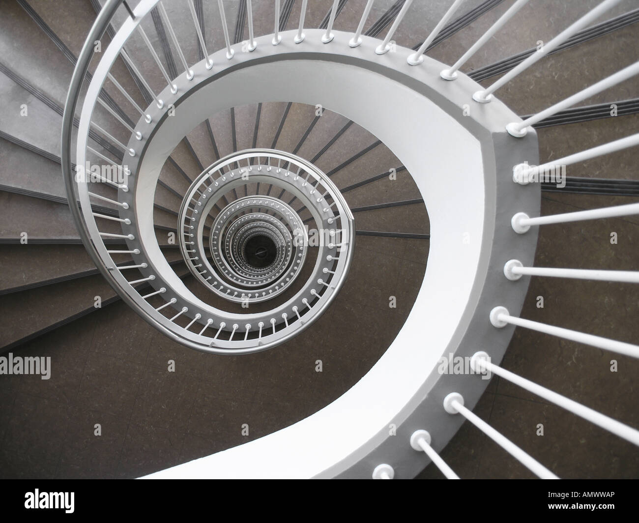 spiral staircase, Germany, North Rhine-Westphalia, Koeln Stock Photo ...