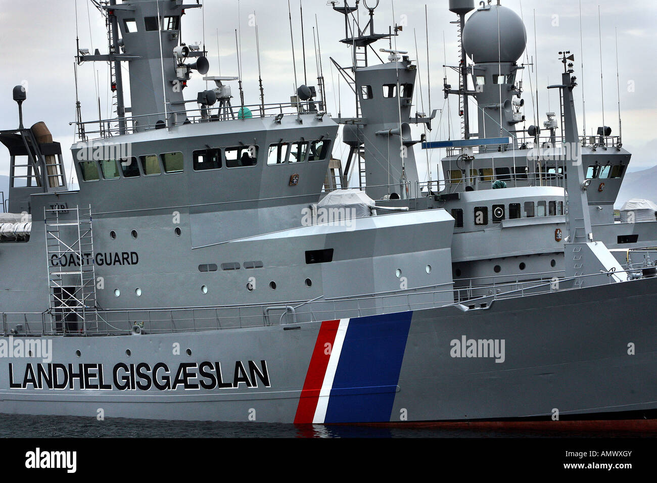 The Icelandic coast guard Stock Photo - Alamy