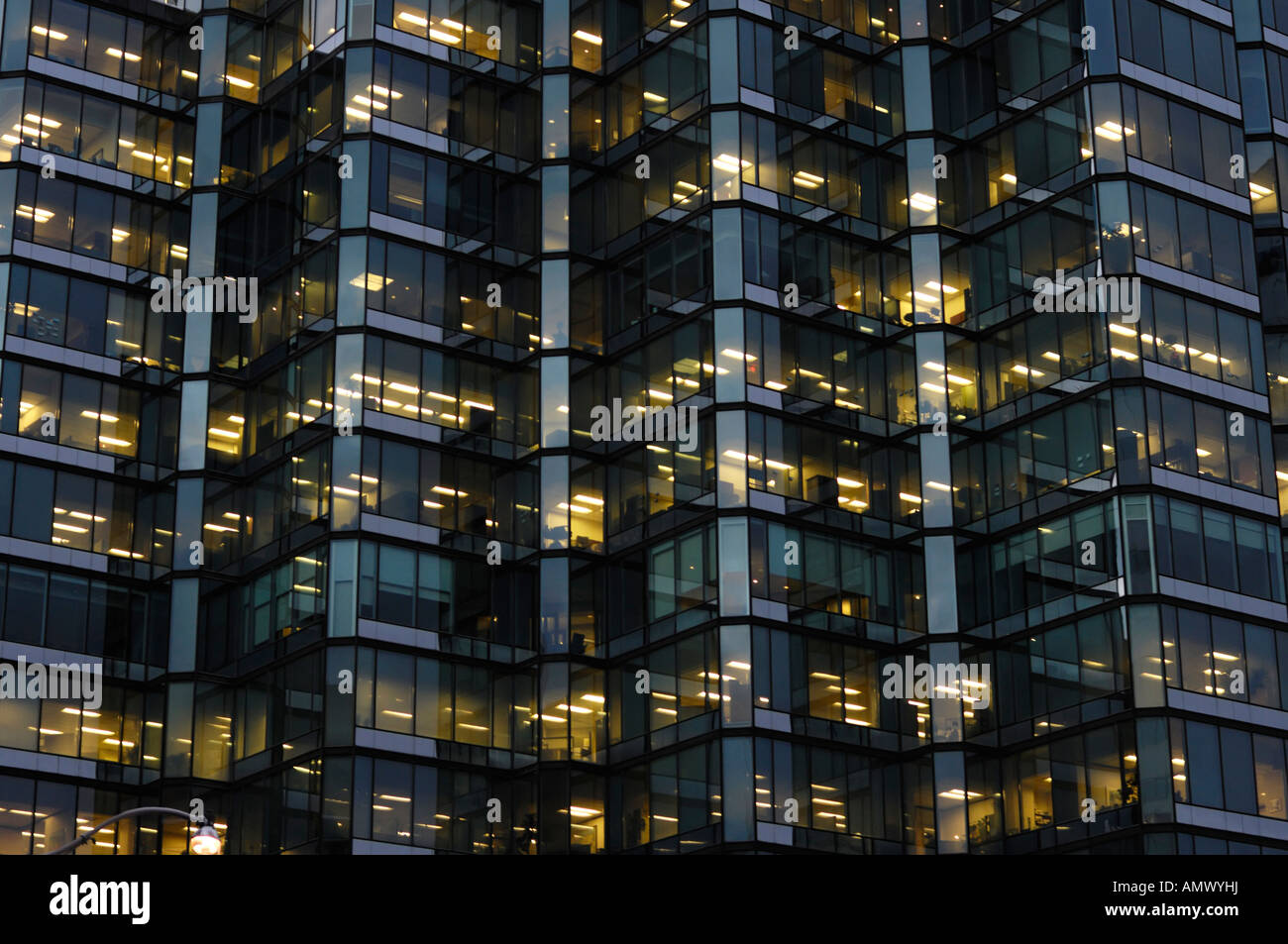 Glass Facade Texture Night