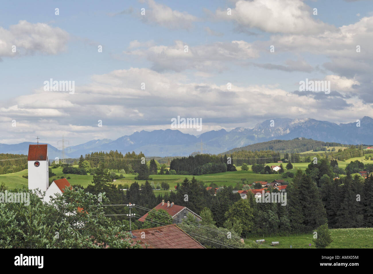 Maria Rain and pilgrimage church, Germany, Bavaria, Allgaeu, Maria Rain ...
