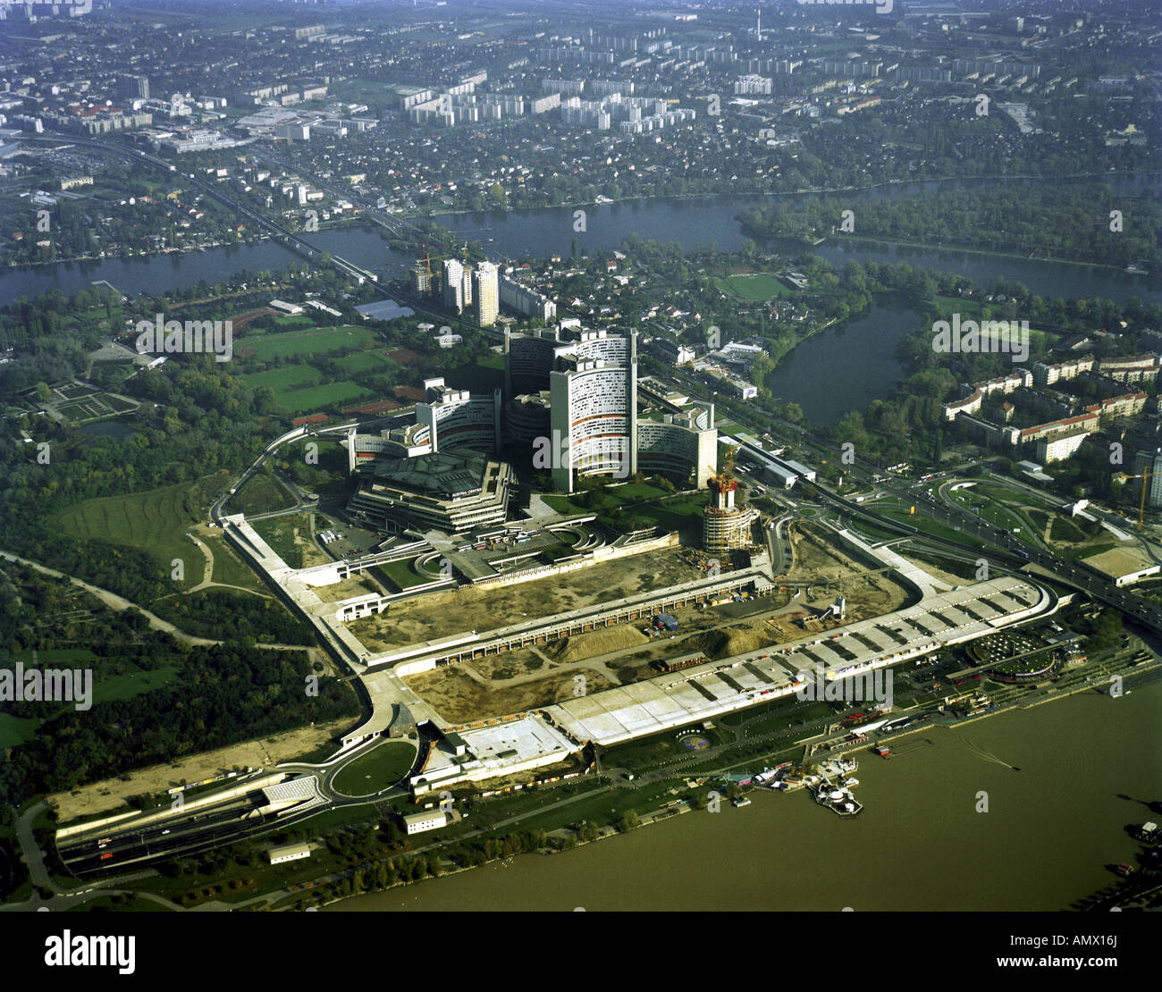 Vienna International Centre (VIC), UNO City, Austria, Vienna Stock ...