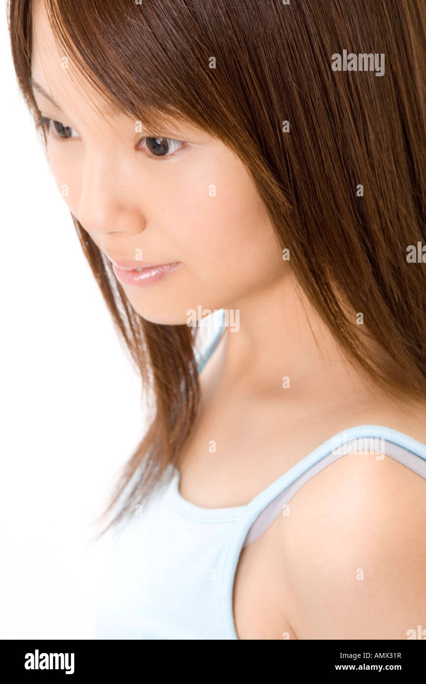 Portrait of Japanese woman Stock Photo - Alamy