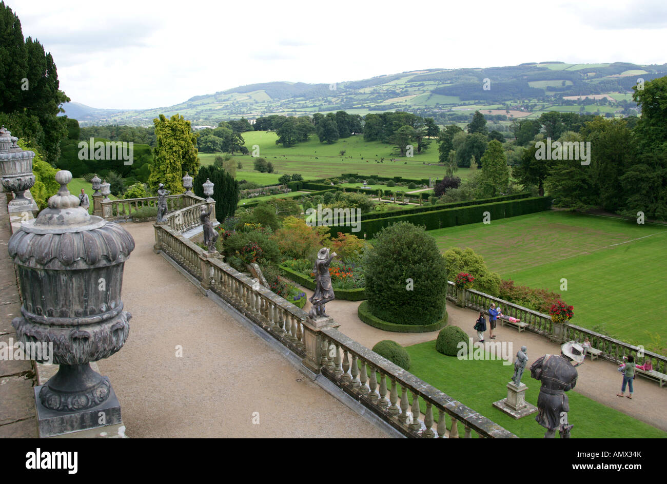 Castle shropshire panorama hi-res stock photography and images - Alamy