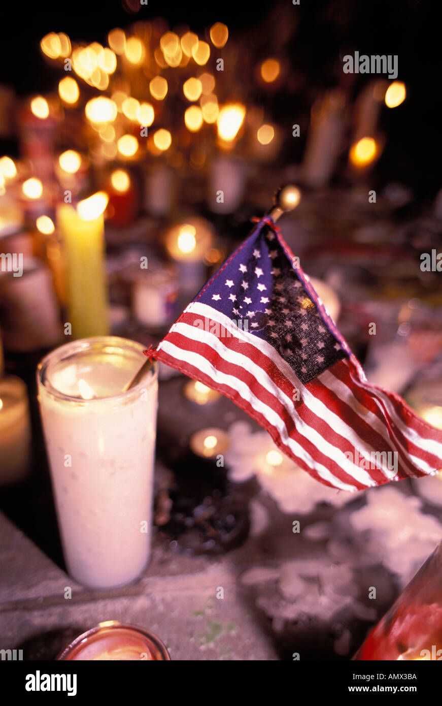9 11 memorial candlelight vigil hi-res stock photography and images - Alamy