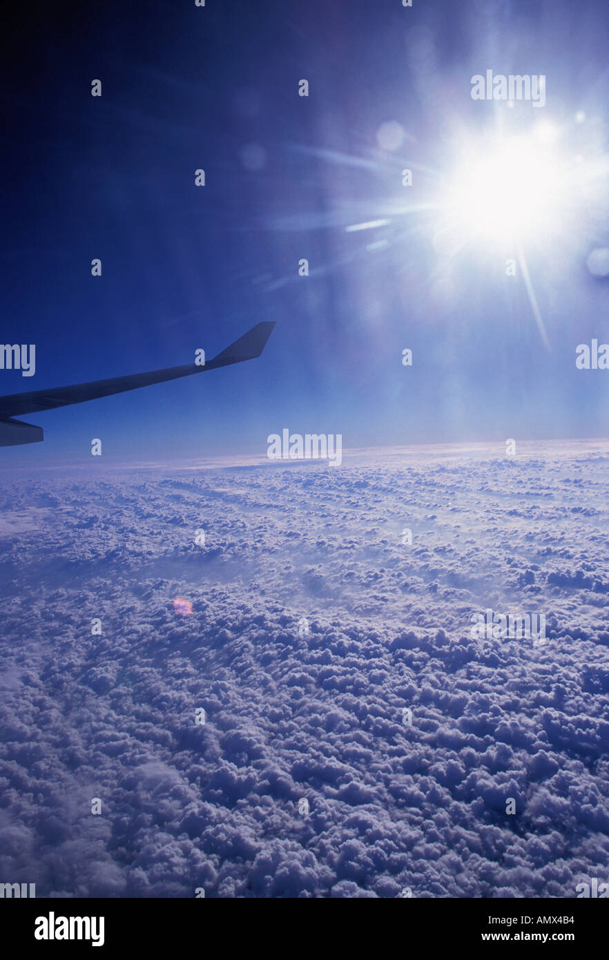Sun plane wing hi-res stock photography and images - Alamy