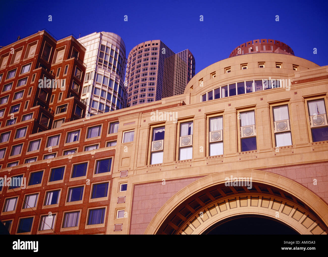 Boston Rowe's Wharf Stock Photo - Alamy