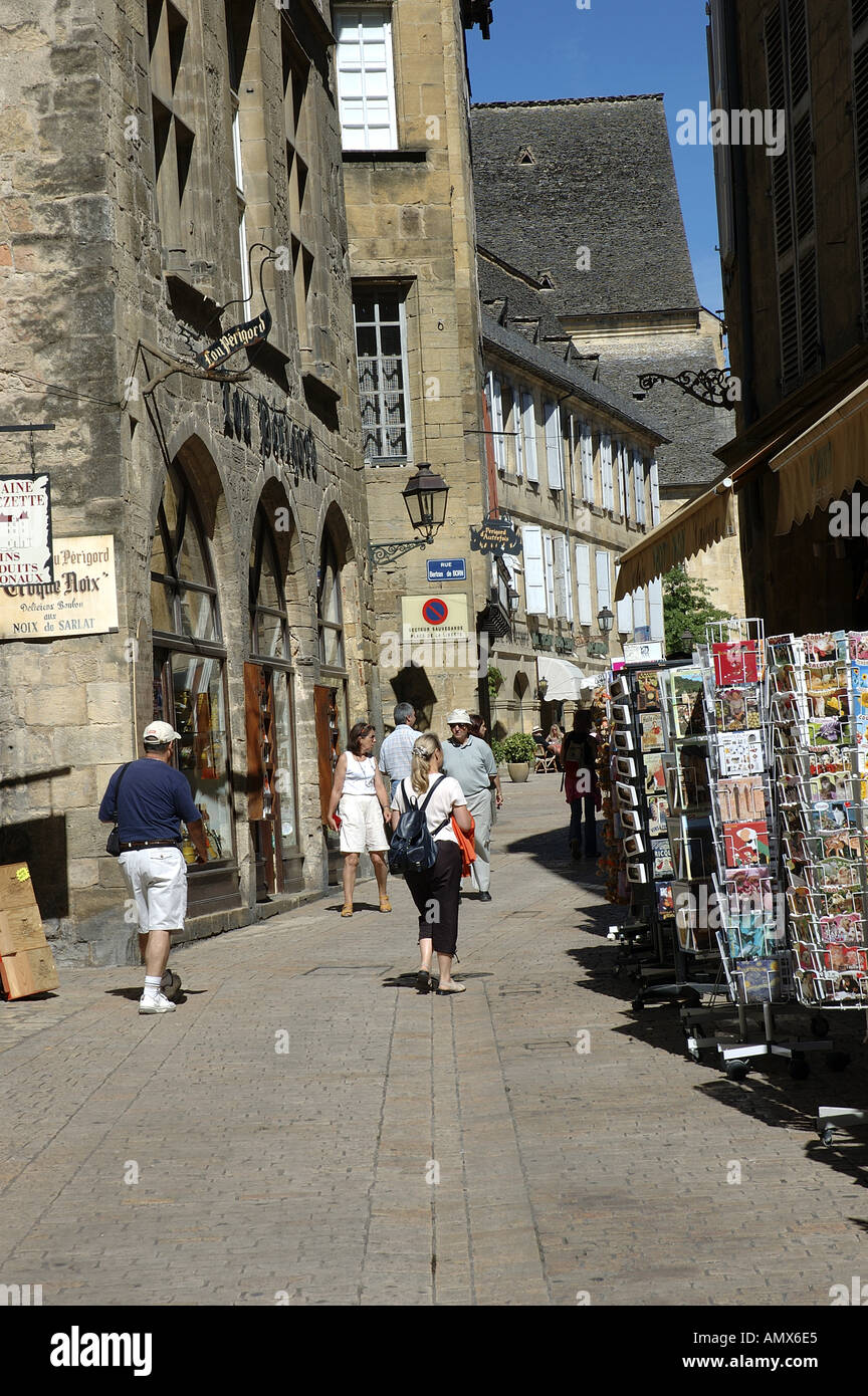 Dordogne, Sarlat, Medieval Town Stock Photo - Alamy