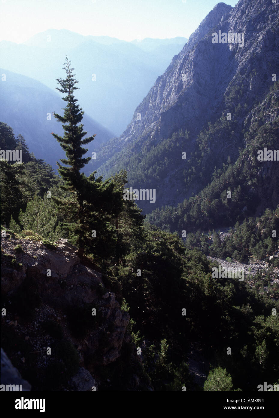 National Park of Samaria View Stock Photo - Alamy