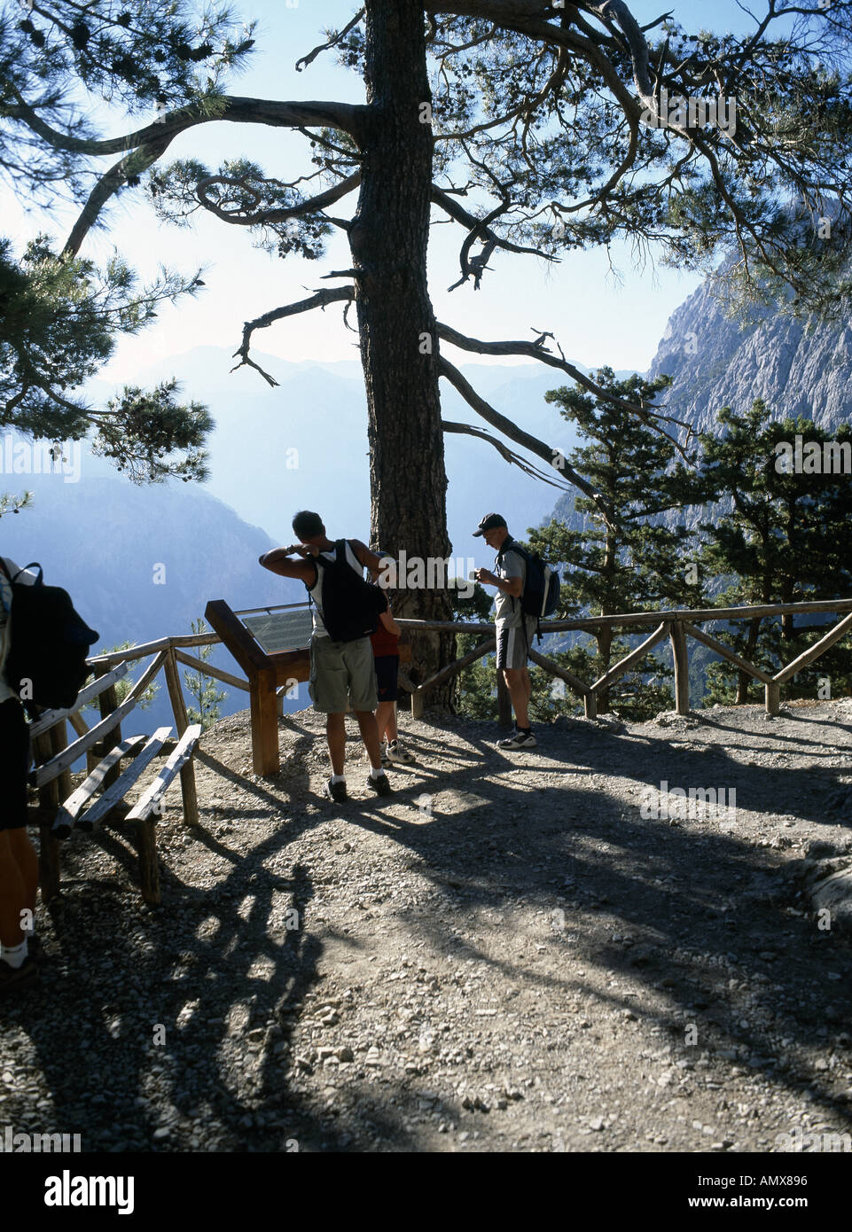 National Park of Samaria View Point Stock Photo - Alamy