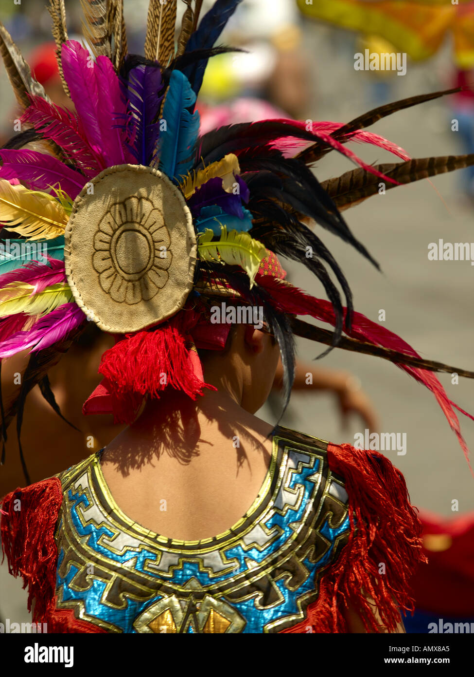 Aztec dancer zocalo hi-res stock photography and images - Alamy