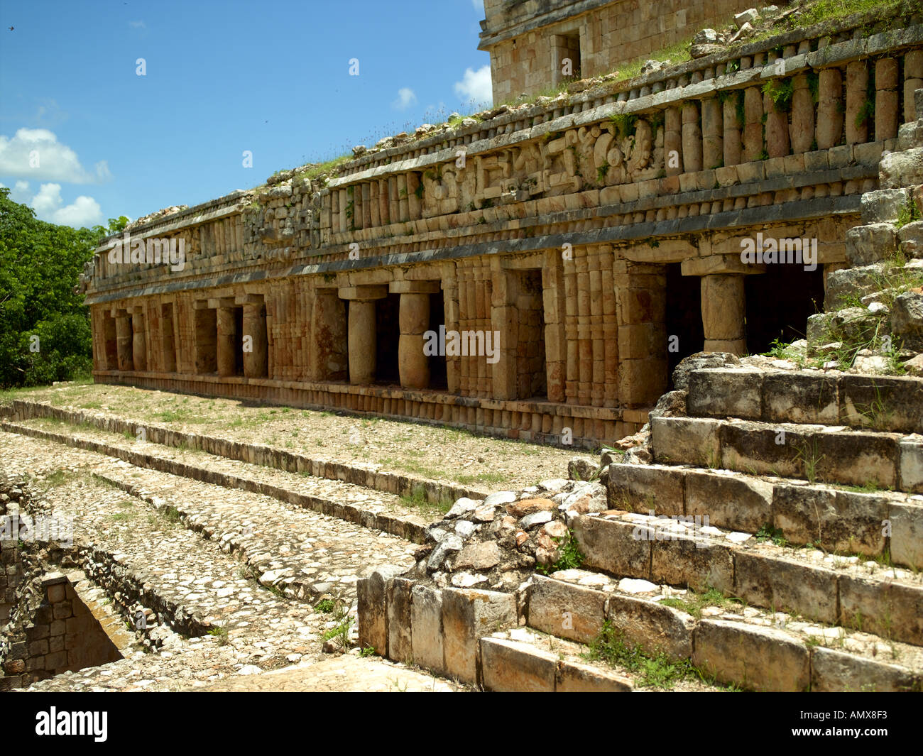 Yucatan State, Sayil Stock Photo - Alamy