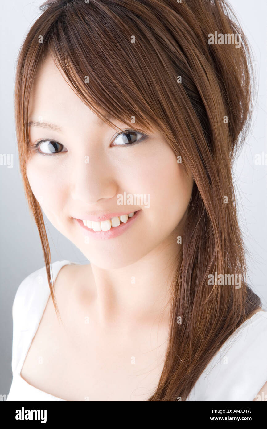 Portrait of Japanese woman Stock Photo - Alamy