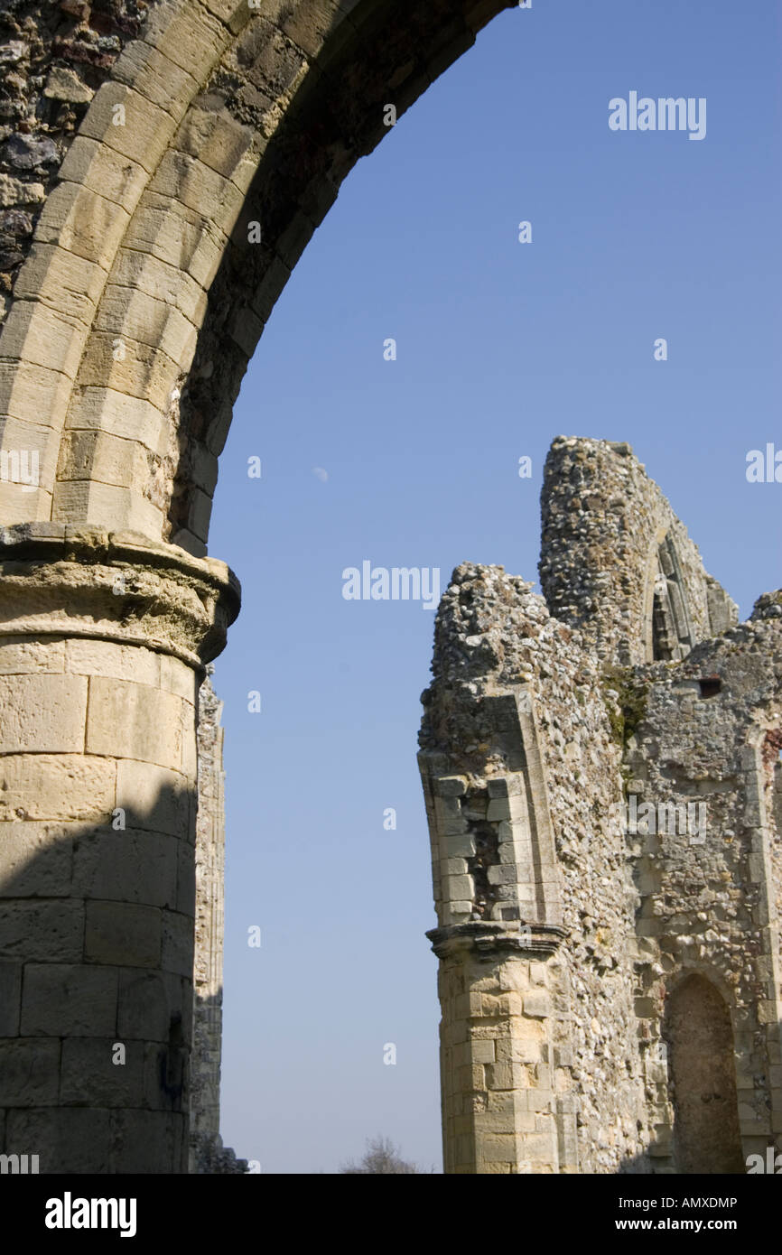 Leiston Abbey Ruins, Suffolk England Stock Photo - Alamy