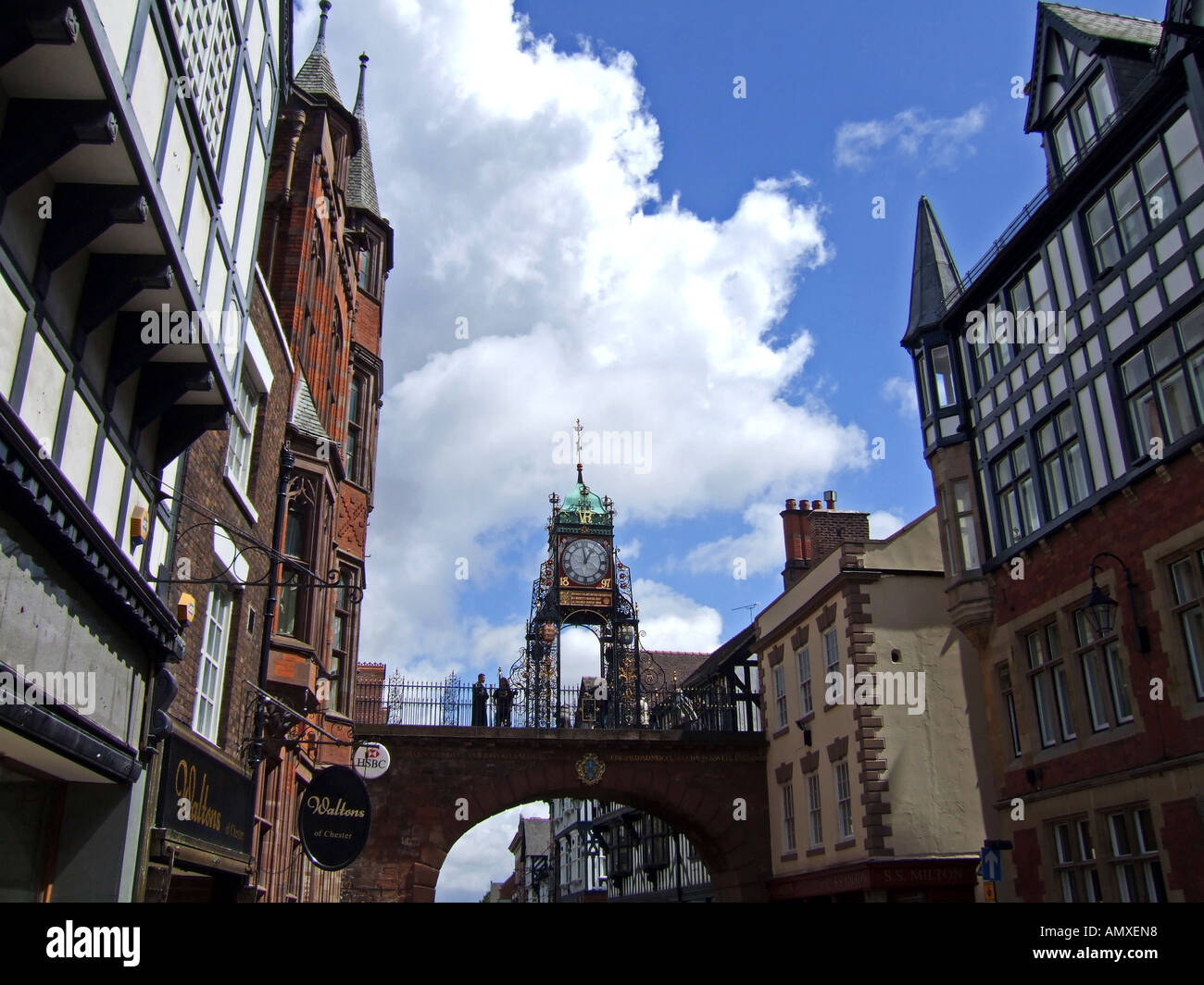 Chester, Eastgate clock Chester Cheshire Britain UK Stock Photo - Alamy