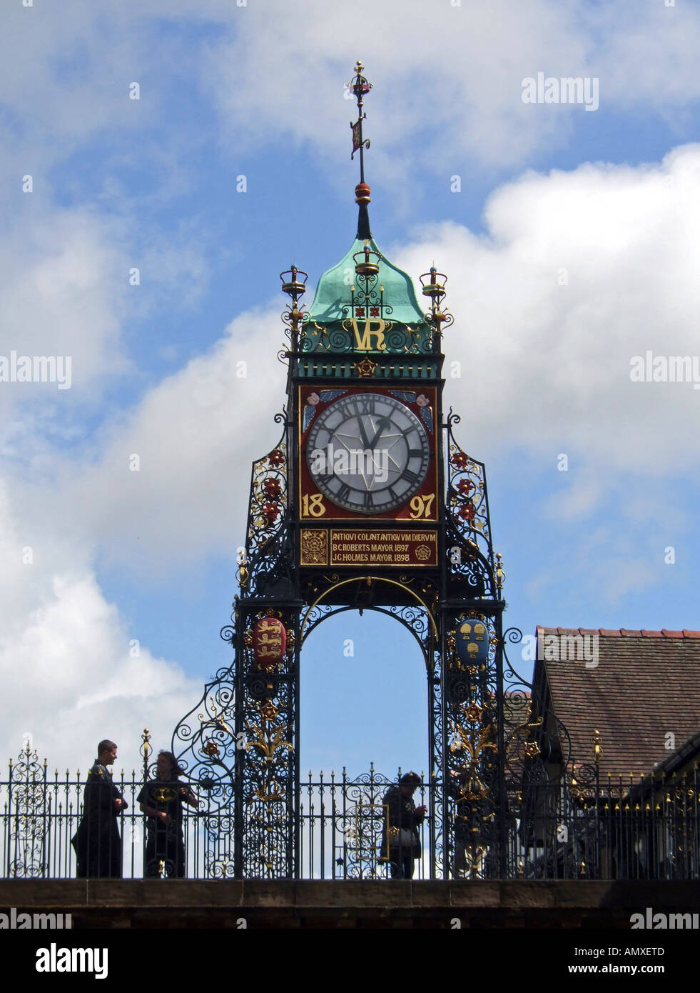 Chester, Eastgate clock Chester Cheshire Britain UK Stock Photo - Alamy