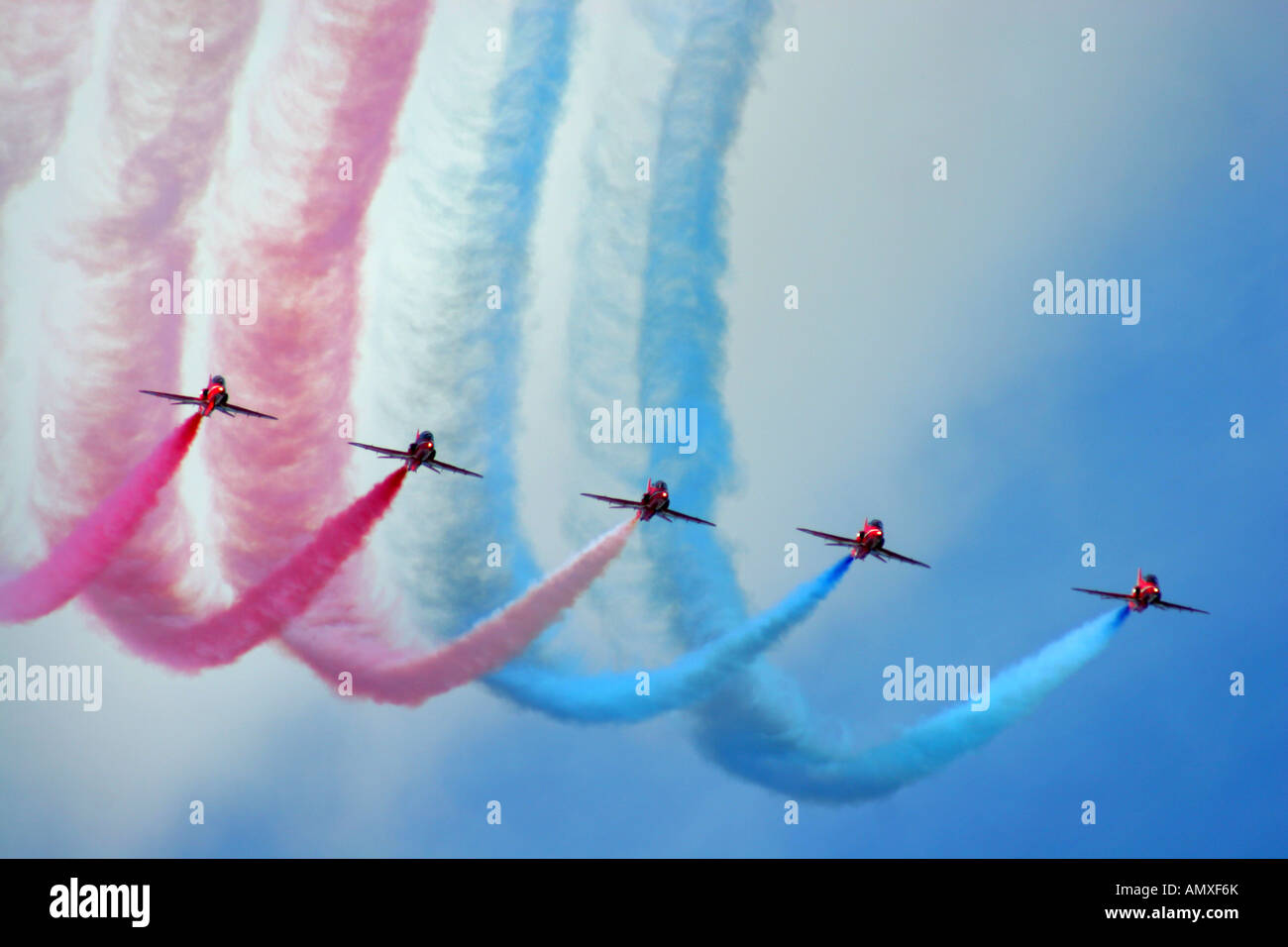 Red Arrows Air Show Stock Photo - Alamy