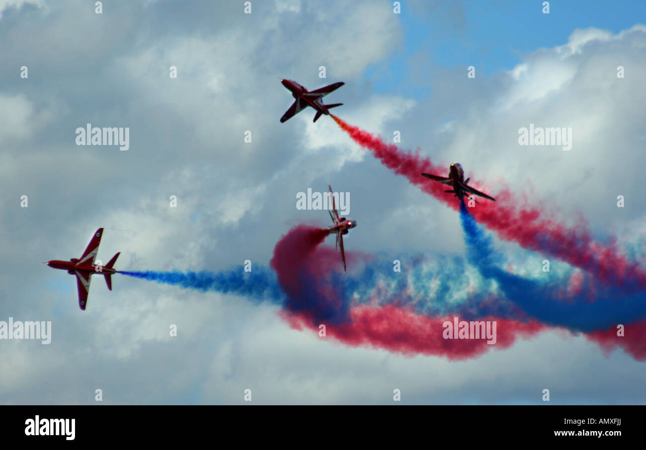 Red Arrows Air Show Stock Photo - Alamy