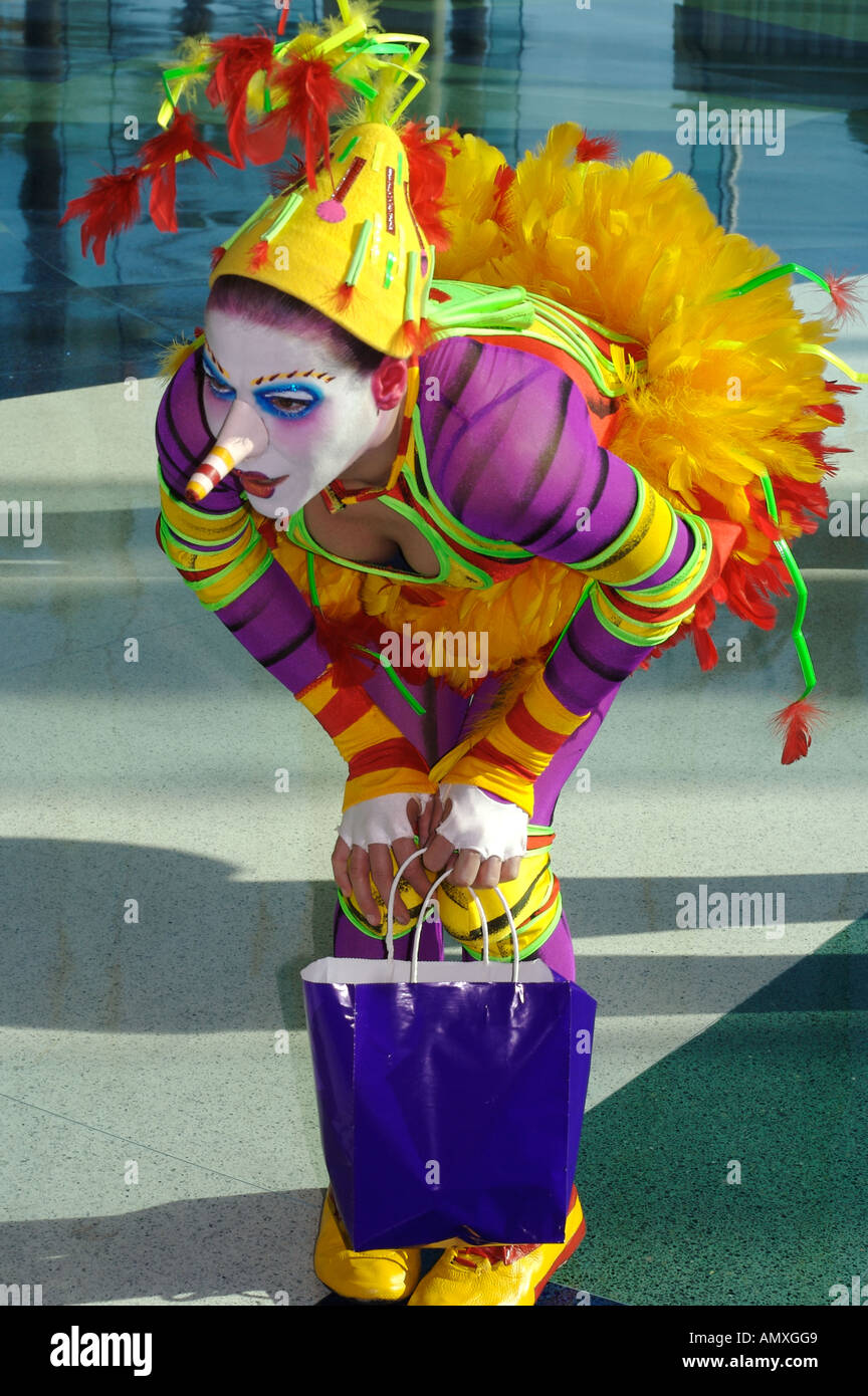 A female clown is seen at an event in Orlando, Florida Stock Photo - Alamy