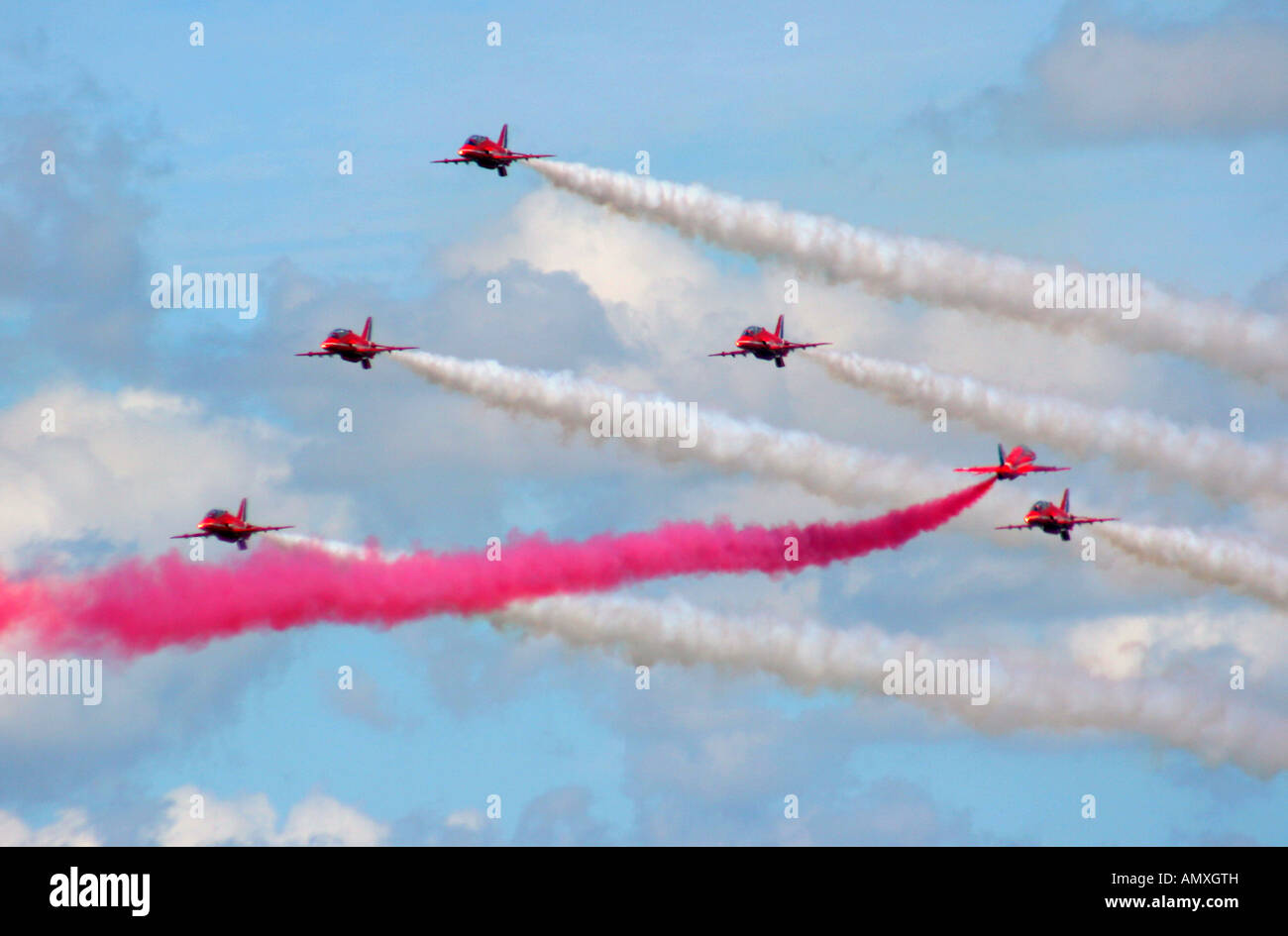 Red Arrows Air Show Stock Photo - Alamy