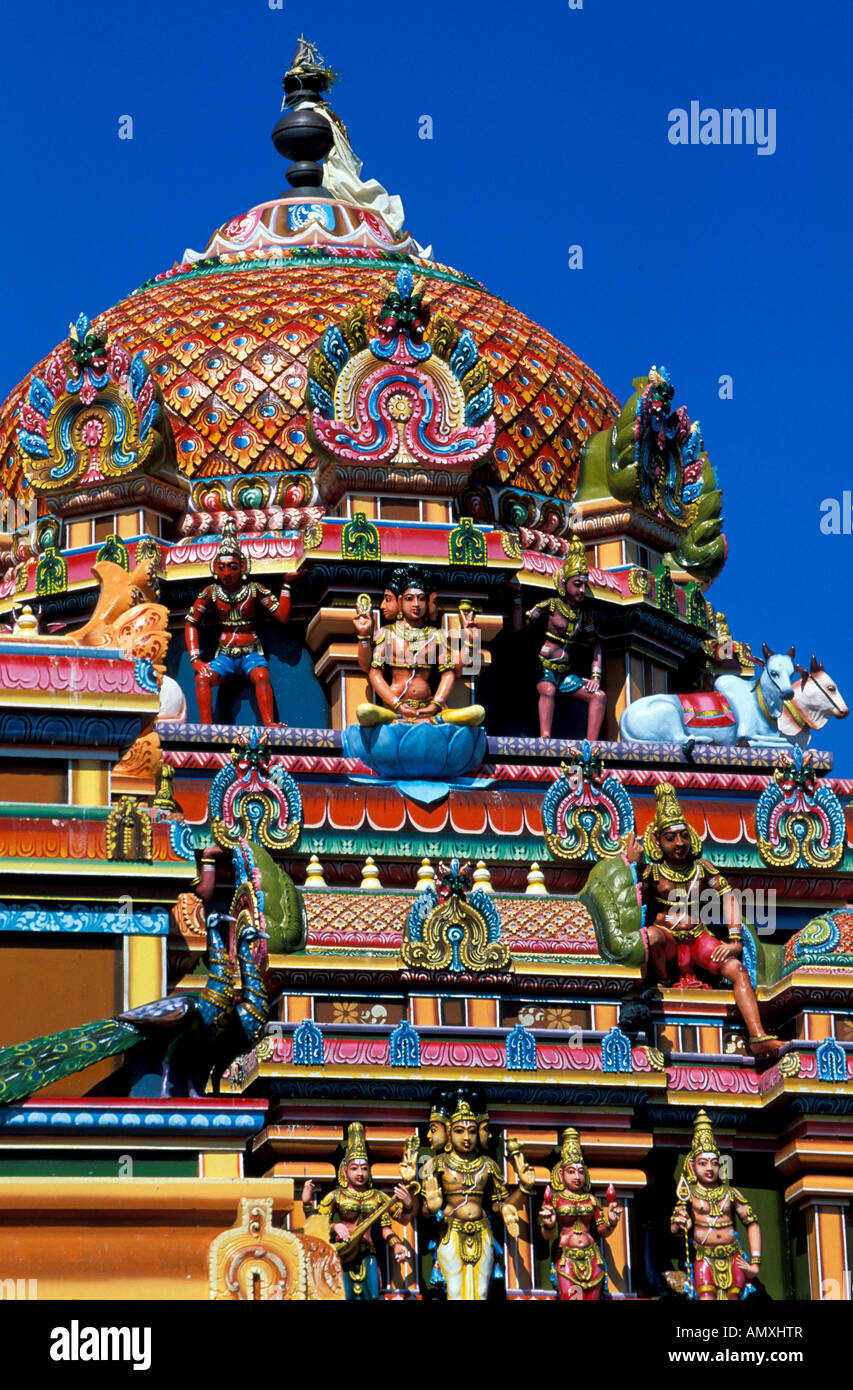 Exterior of hindu temple against sky hi-res stock photography and ...