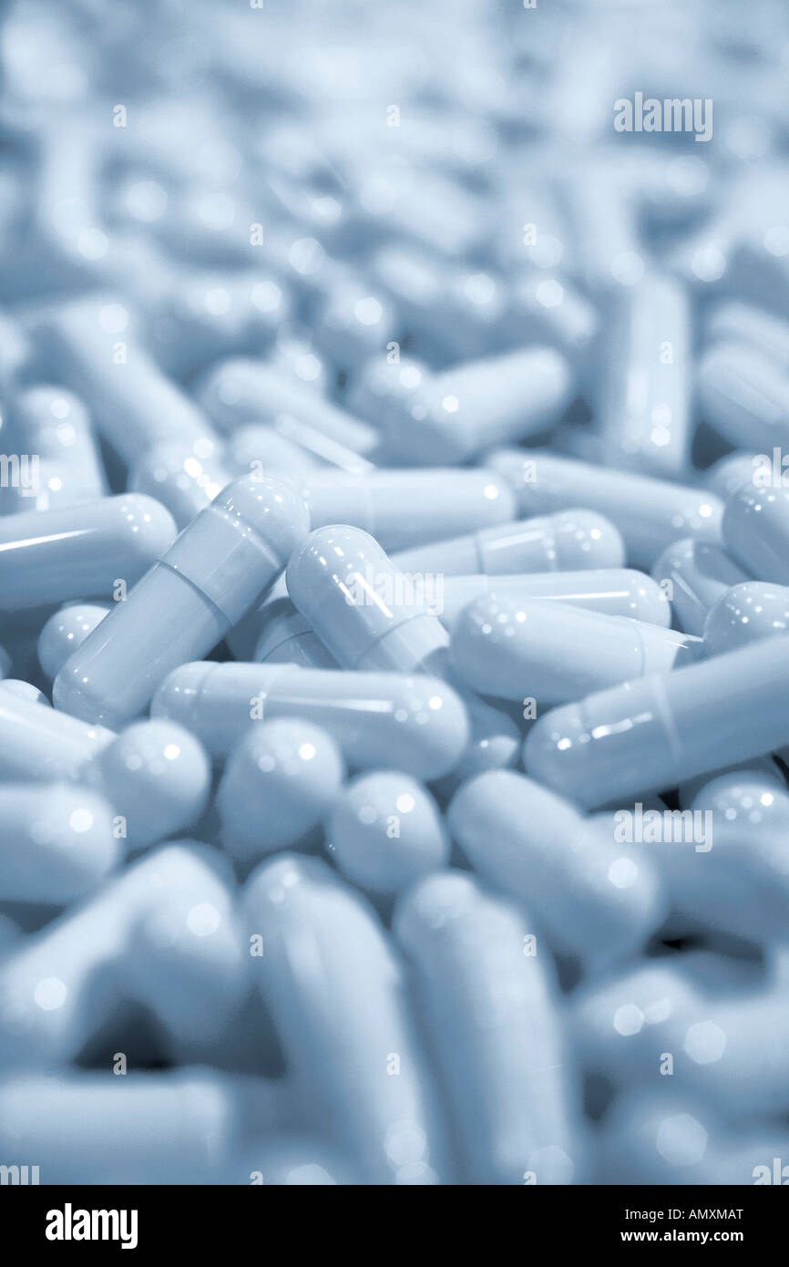 Close-up of capsules Stock Photo - Alamy