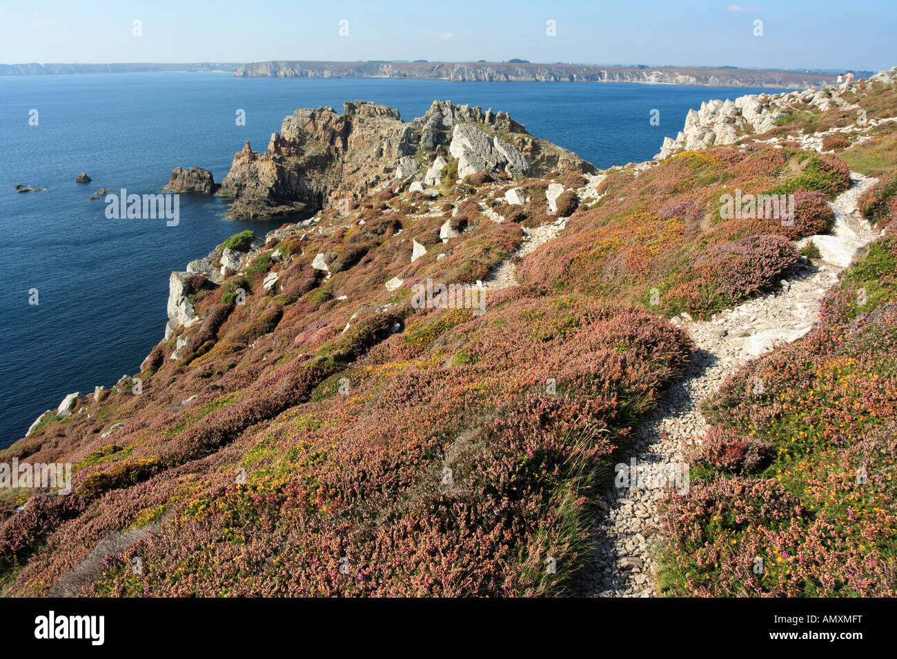 Panorama shot rocky coast brittany hi-res stock photography and images ...