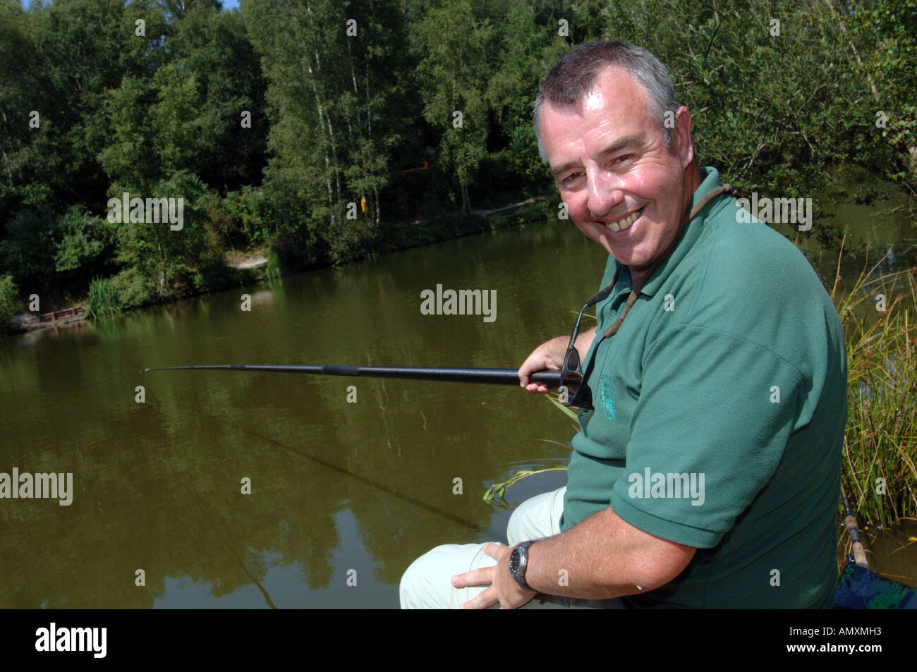 Keith Arthur, fishing presenter on Sky Sports Stock Photo - Alamy