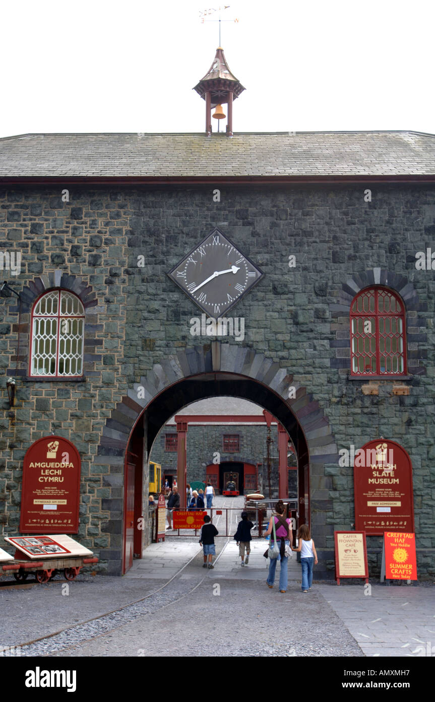 Welsh Slate Museum Llanberis Gwynedd Wales UK Stock Photo - Alamy