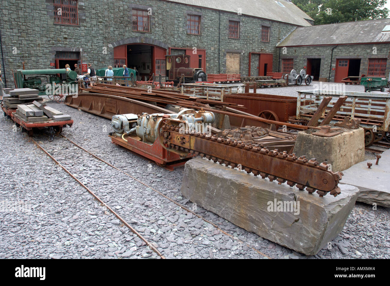 Welsh Slate Museum Llanberis Snowdonia Gwynedd Wales UK Stock Photo - Alamy