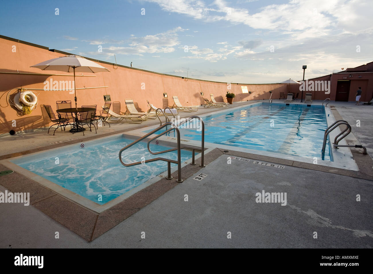 Rooftop swimming pool, Renaissance Dallas Hotel, Texas, United States ...