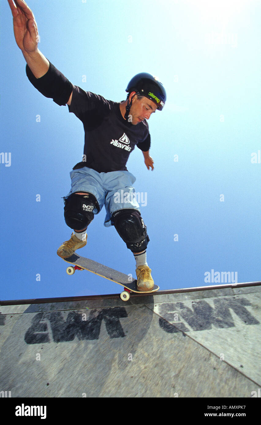 Skateboarder Mark Munson Stock Photo - Alamy
