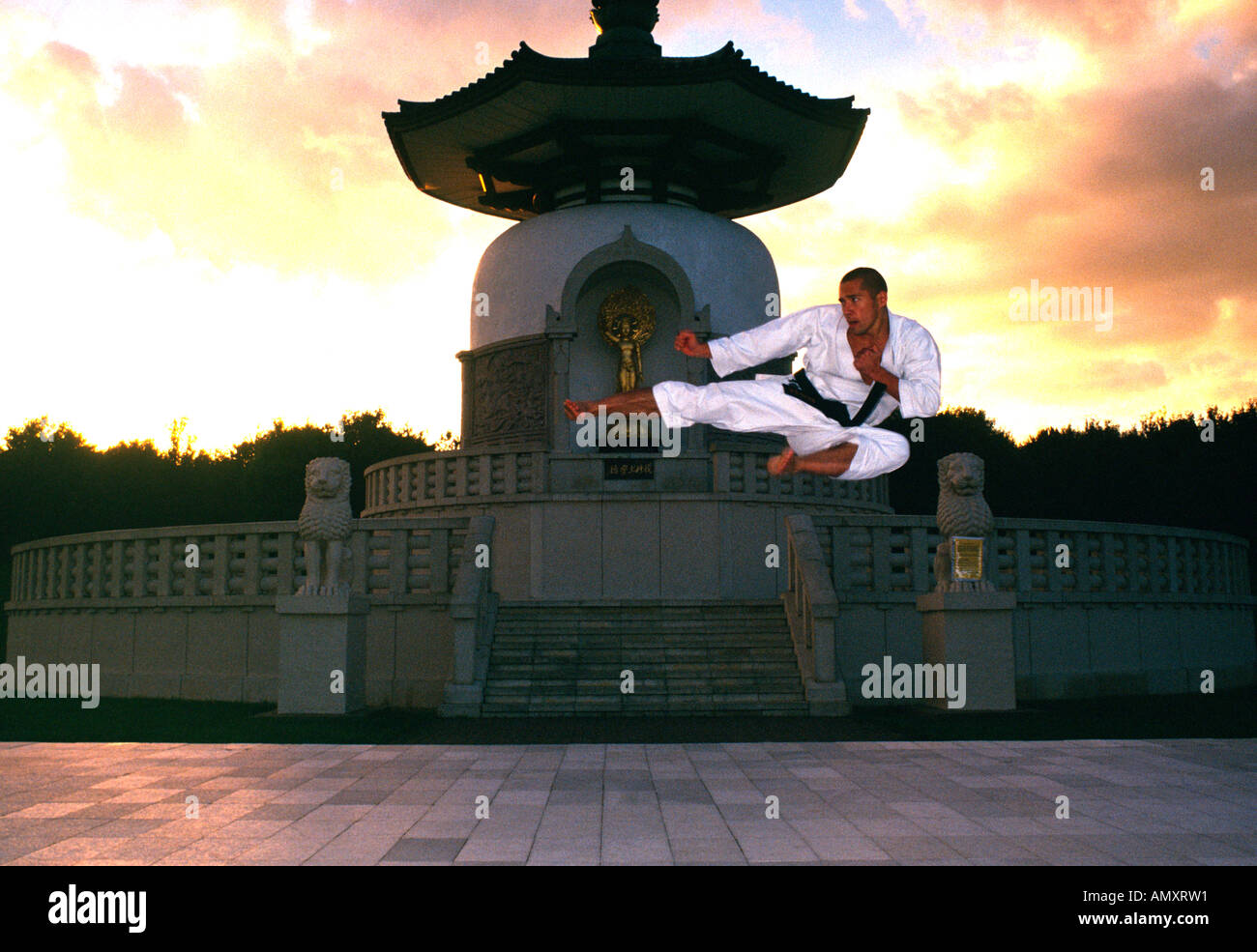 PICTURE CREDIT DOUG BLANE Instructor Sean Roberts practicing Karate at ...