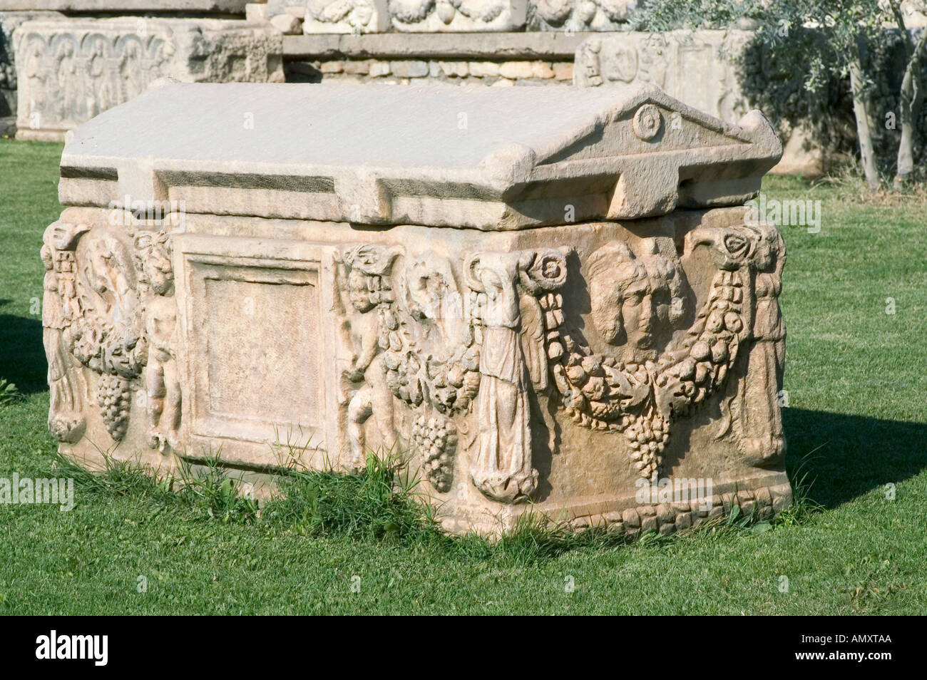 Turkey Aphrodisias in the Meander valley excavations eastern necropolis ...