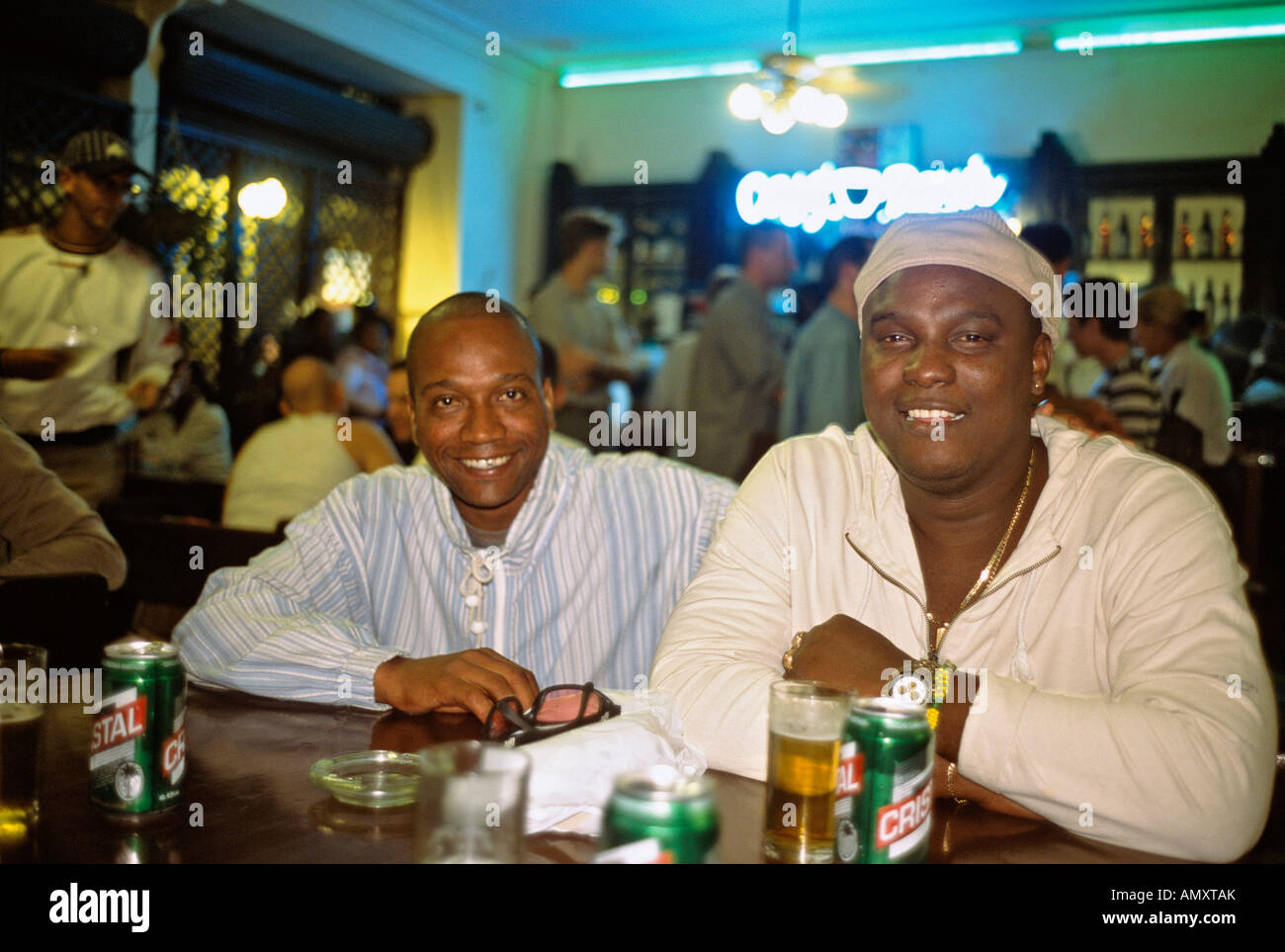 Cuban men at bar in havana Cuba Stock Photo - Alamy