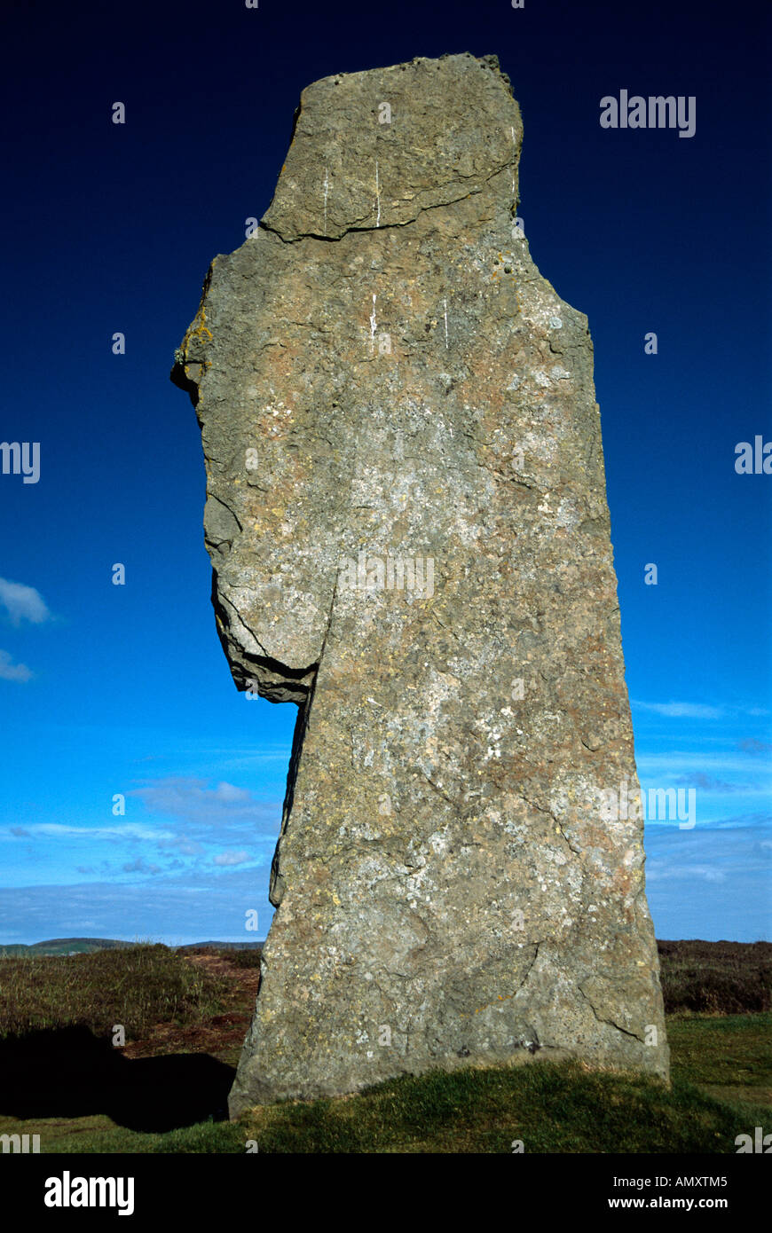 The megalithic archaeological stone circle The Ring of Brodgar mainland ...