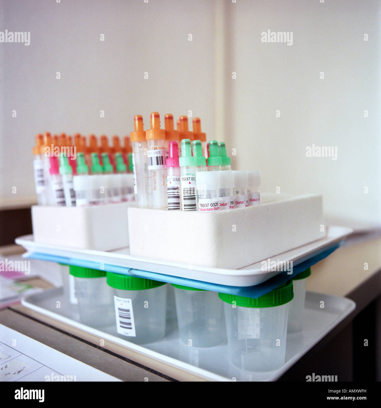 Test tubes in test tube rack hi-res stock photography and images - Alamy