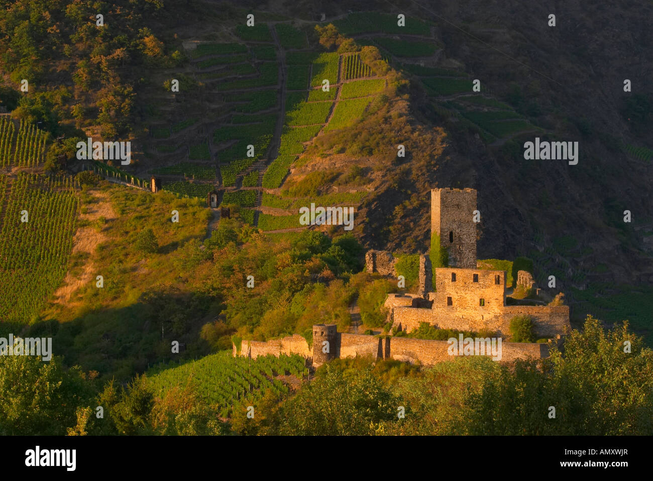 Ruins old french castle hi-res stock photography and images - Alamy