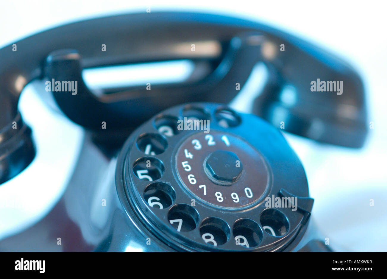 Close-up of rotary phone Stock Photo - Alamy